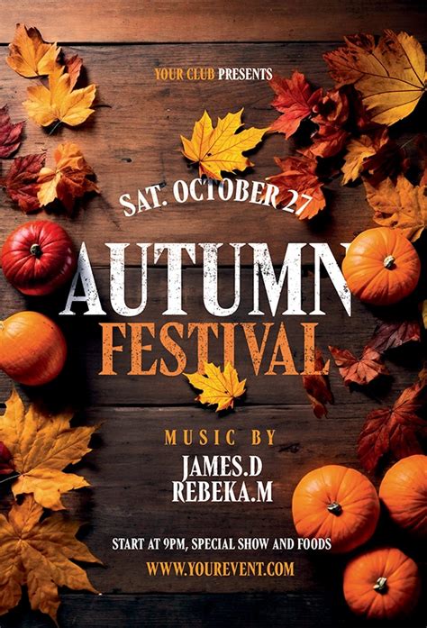 Autumn Festival Flyer Template To Download Creative Flyers