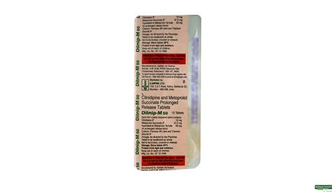 Buy Dilnip M 50mg 10 Tablets Online At Best Prices Wellness Forever