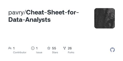 Cheat Sheet For Data Analysts Data Analyzing Python Python Basic Pdf At Master Pavry Cheat