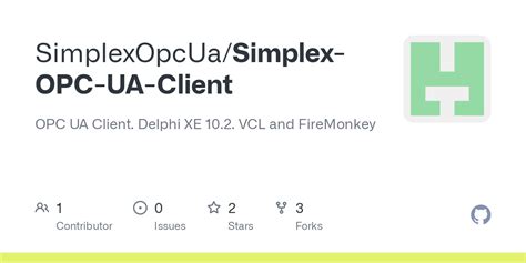 github simplexopcua simplex opc ua client opc ua client delphi xe