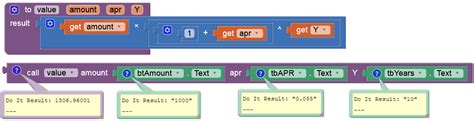 Compound Interest Calculator With A Loop MIT App Inventor Help MIT App Inventor Community