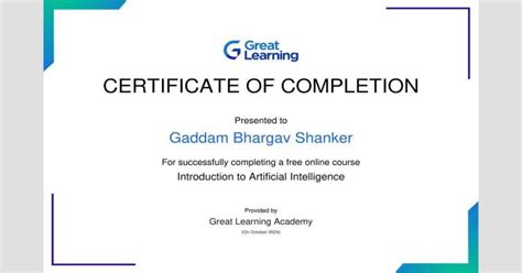 bhargav shankar on linkedin introduction to artificial intelligence