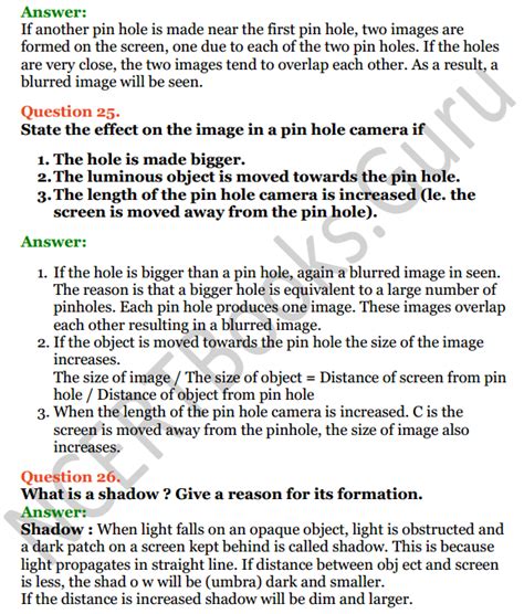 Selina Concise Physics Class 6 Icse Solutions Chapter 5 Light Ncert Books