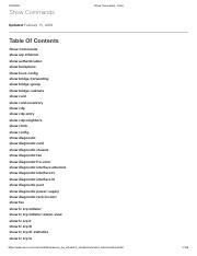 Show Commands Cisco Pdf Show Commands Cisco Show Commands Updated February