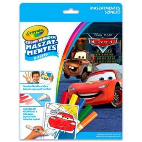 Crayola Color Wonder Disney Pixar Cars 15 Paginas En 5 Markers