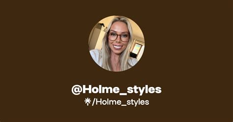 Holmestyles Instagram Tiktok Linktree