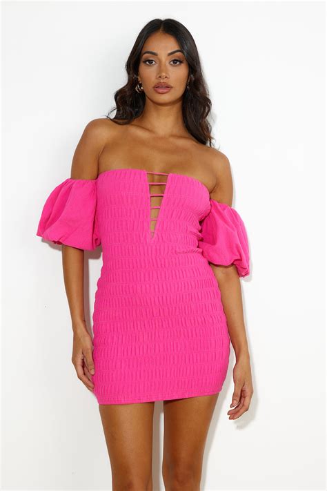 Runaway Sevina Mini Dress Fuchsia Hello Molly Au