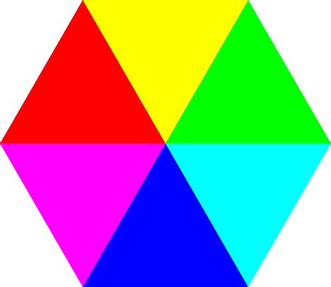 Warna Segi Enam Segitiga Gambar Vektor Gratis Di Pixabay Pixabay