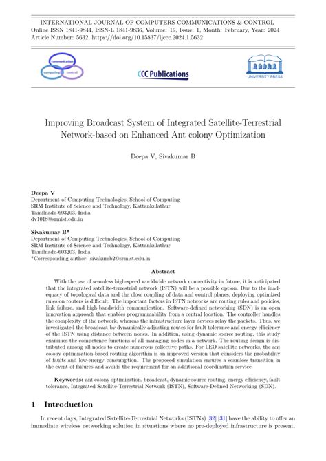 Pdf Improving Broadcast System Of Integrated Satellite Terrestrial