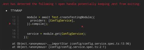 Jest Has Detected Open Handle Keeping Jest From Exiting Pipewrap · Issue 7815 · Jestjsjest