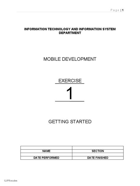 lab exercise 1 getting started pdf android operating system