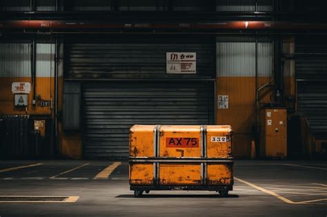 Premium Photo Warehouse Safety Procedures Emergency Exit Signage