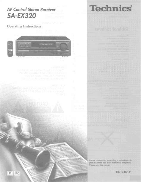 Manuale Technics SA EX320 28 Pagine