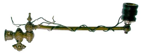 6 1 Wood Socket On Gas Fixture Spark Museum Of Electrical Invention