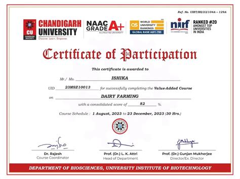 Ishika Bansal On Linkedin Successfully Completed Value Added Course On Dairy Farming From 1