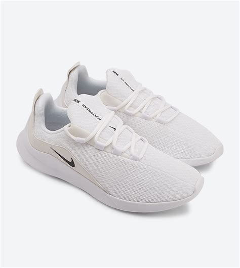 Buy Nike Viale Lace Up Closure Round Toe Sneakers White In White