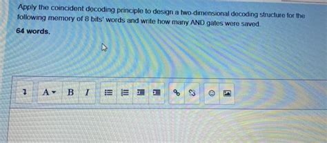 Apply The Coincident Decoding Principle To Design A