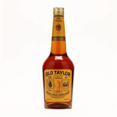 Old Taylor Bourbon Whiskey Lot 1103 Rare Spirits Auctiondec 6 2024 10 00am
