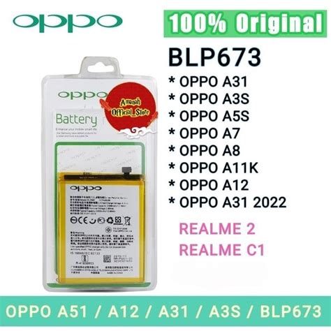 Jual Baterai Oppo Blp A A S A S A A K A A Me R C Blp