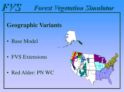Ppt The Forest Vegetation Simulator Fvs A Review Of The Pacific