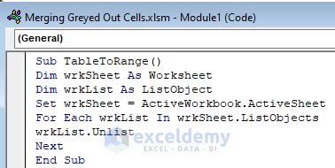 Merge Cells Button Is Greyed Out In Excel Methods ExcelDemy