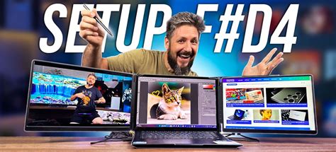 Setup Completo Notebook Oled Da Asus 2 Telas Extras