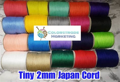 Japan Cord Nylon Cord Tiny 2mm Approx 144yards No Brand Sold Per Roll