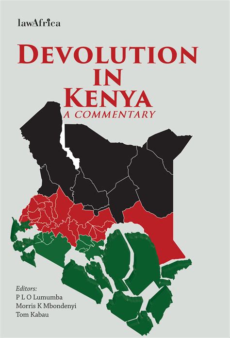 Lawafrica Publishing Ltd Devolution In Kenya Lawafrica Publishing Ltd