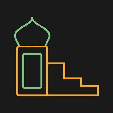 Mimbar Vector Icon 24027008 Vector Art At Vecteezy