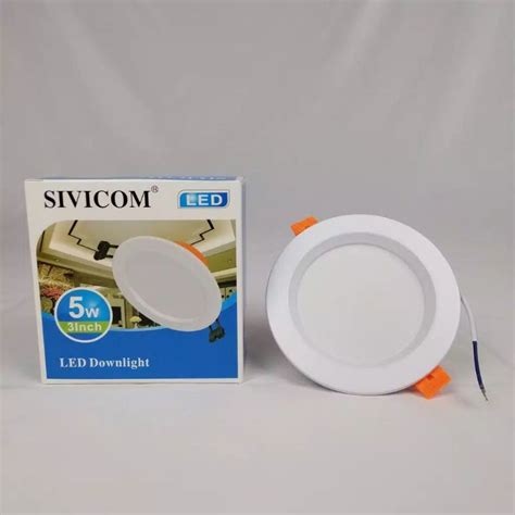 Jual Lampu Downlight Led Sivicom W Inci Shopee Indonesia
