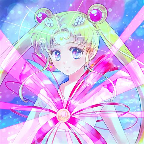Tsukino Usagi And Sailor Moon Bishoujo Senshi Sailor Moon And 1 More Drawn By Ten Uzk Mooon