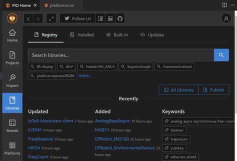 Vs Code Ide Platformio Extension For Arduino Programming Iot