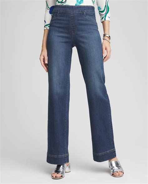 Pull On Relaxed Leg Jeans Chicos