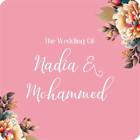 The Wedding Of Nadia And Mohammed Acarakuid