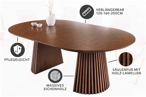 Esstisch Rund Ausziehbar Holz Riess Ambientede