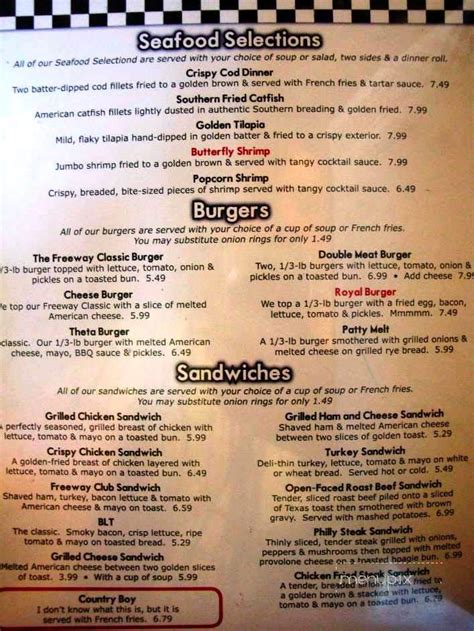 Freeway Cafe 2 Menu In Tulsa Ok Order Delivery And Reviews