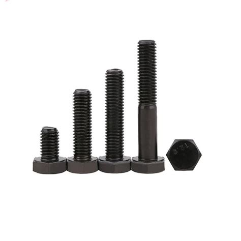Black Hex Screw Bolts And Nuts Din933 M6 Bouten M10 Tuerca Y Perno
