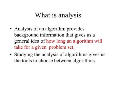 Algorithm Analysis Pdf