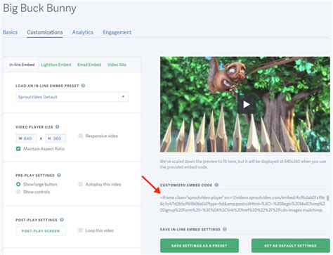 Add A MailChimp Signup Form To A Video SproutVideo
