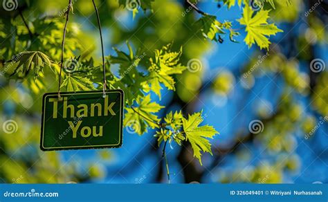 Thank You Tree Illustration CartoonDealer Com