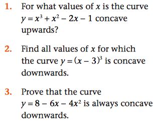 The Second Derivative Application Of Derivative