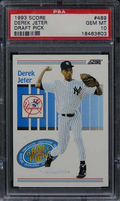 The Top Rookie Cards Of Hall Of Famer Derek Jeter Cardlines