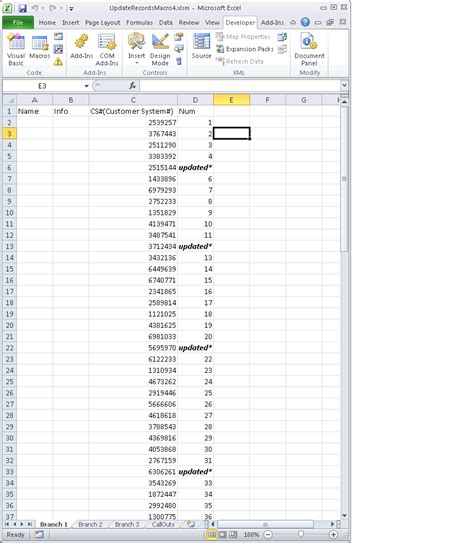 Excel Vba Link Rows From Different Sheets Stack Overflow