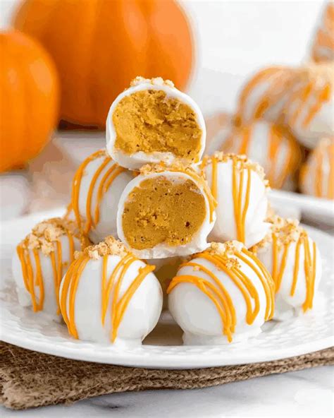 No Bake Pumpkin Cheesecake Balls Irresistible Fall Treat