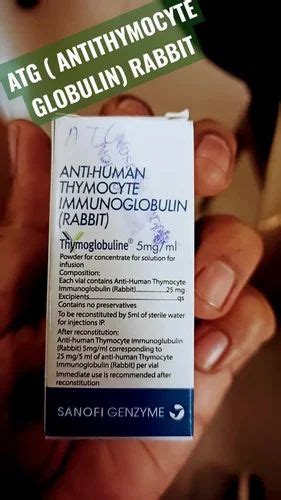 Thymoglobulin 5mg 1ml For Sanofi Dose 5mg Ml At ₹ 18500 In Chennai