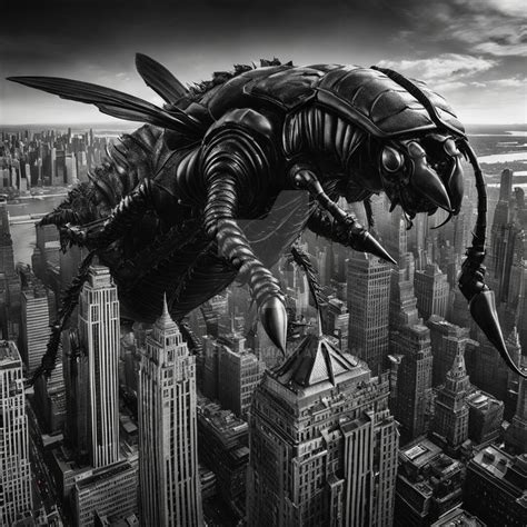 Giant Cockroach Monster Attacks New York By Wcliffy3 On Deviantart
