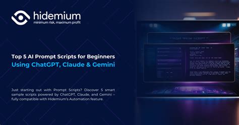 top 5 ai prompt scripts for beginners using chatgpt claude and gemini