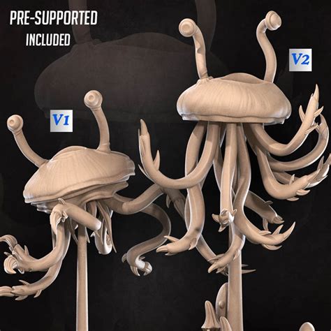 Flumph Aberration Premium Dnd Miniature Mini Figurine Figure Sanded