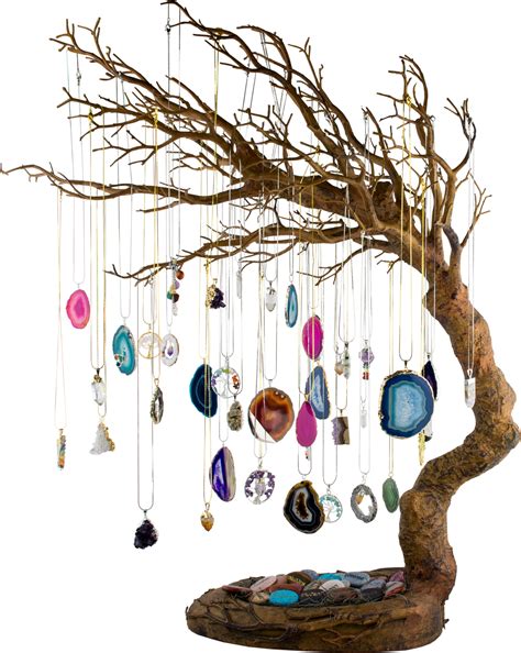 Gemstone Necklaces And Windswept Tree Squire Boone Village