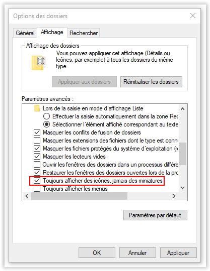 Comment Désactiver Les Vignettes De Fichiers Sous Windows 10